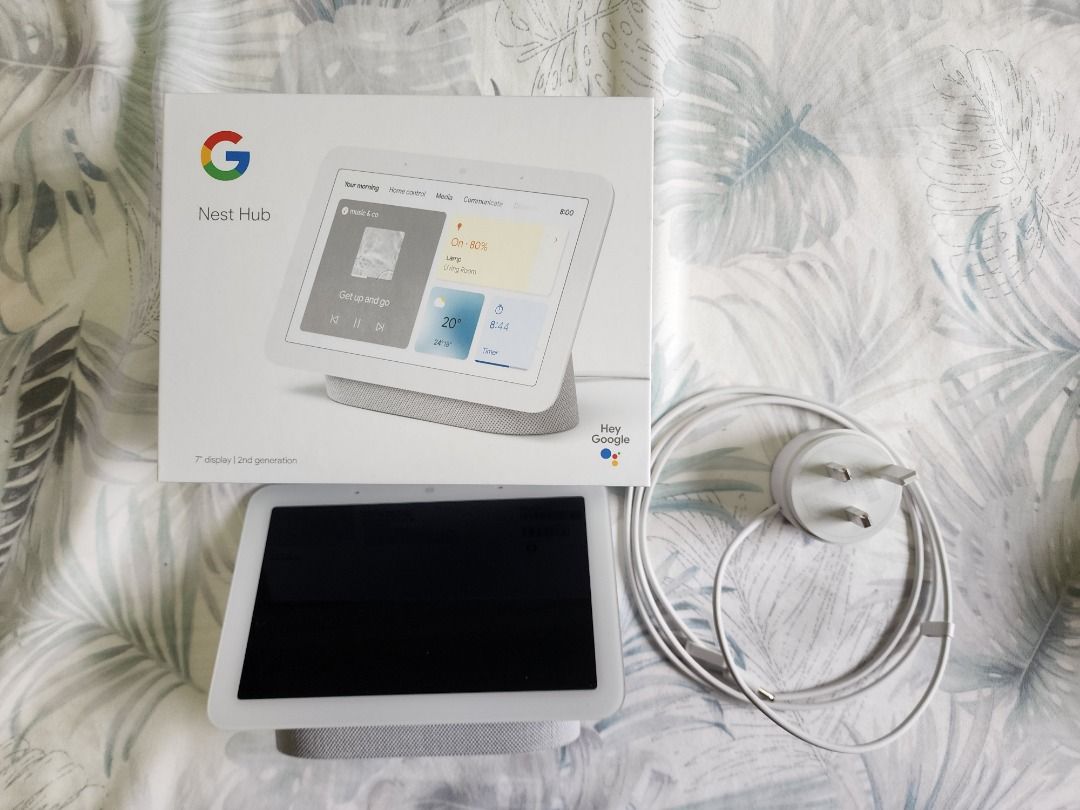 Google Nest Hub 2nd Gen (Chalk), TV & Home Appliances, TV ...