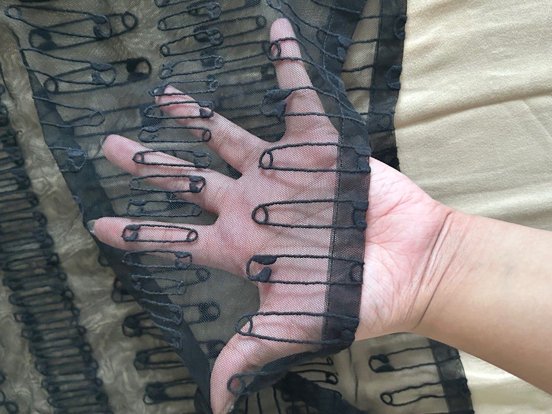 Goth Pin Sheer Top, Women's Fashion, Tops, Shirts on Carousell