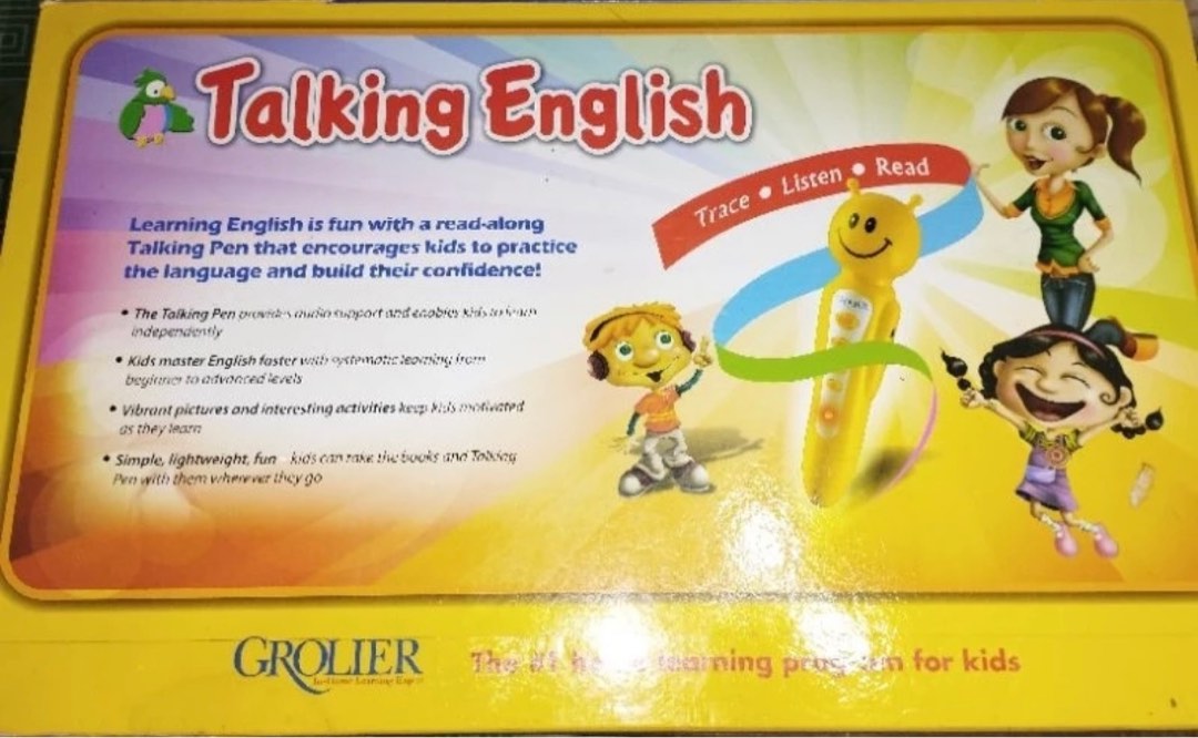 Grolier Talking English Complete Set, Hobbies & Toys, Books & Magazines ...