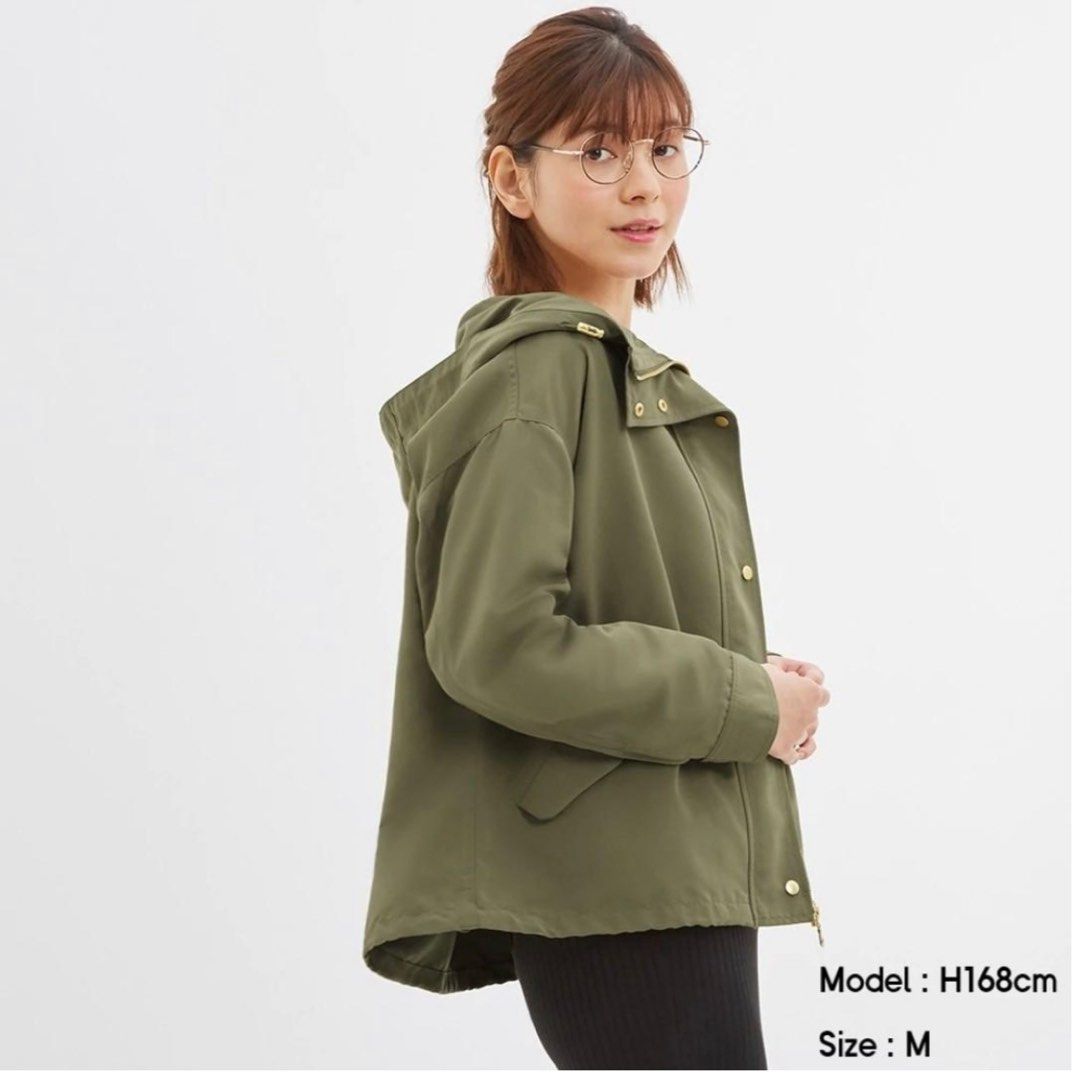 GU by UNIQLO Mountain parka, Women's Fashion, Coats, Jackets and ...