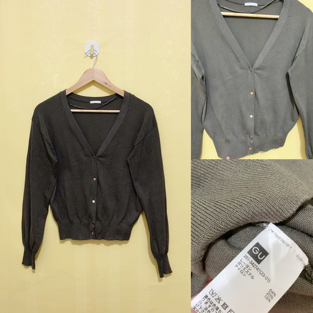 GU knit top, Women's Fashion, Tops, Blouses on Carousell