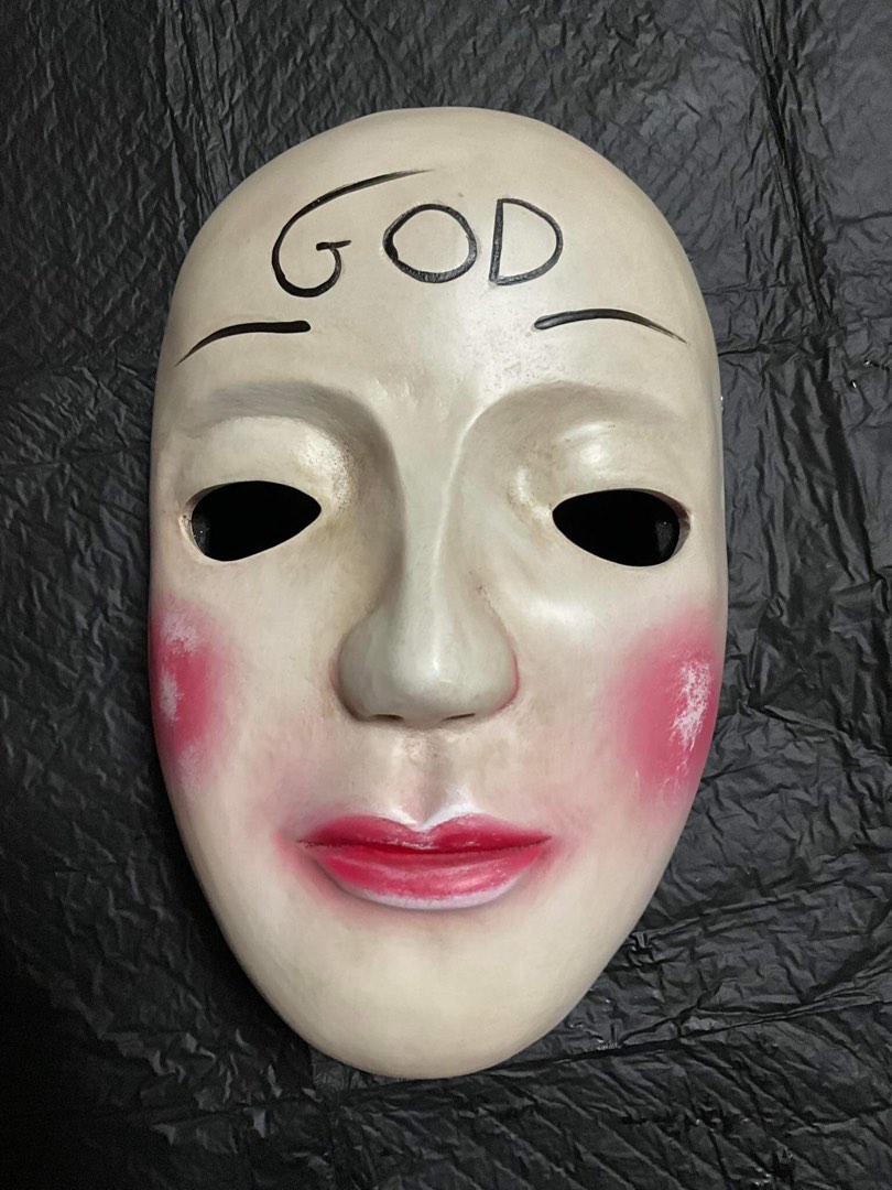 Halloween mask purge God mask hard resin not cheap plastic collectible ...