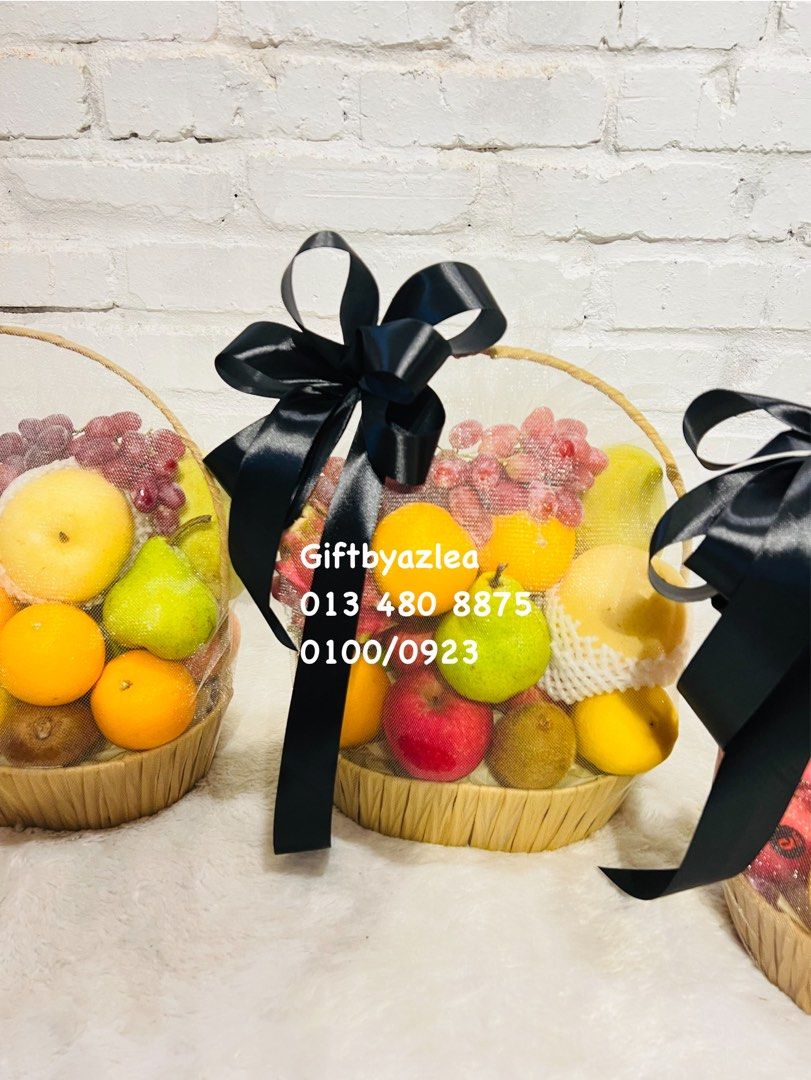 Hamper buah buahan segar ready stock, Food & Drinks, Gift Baskets ...