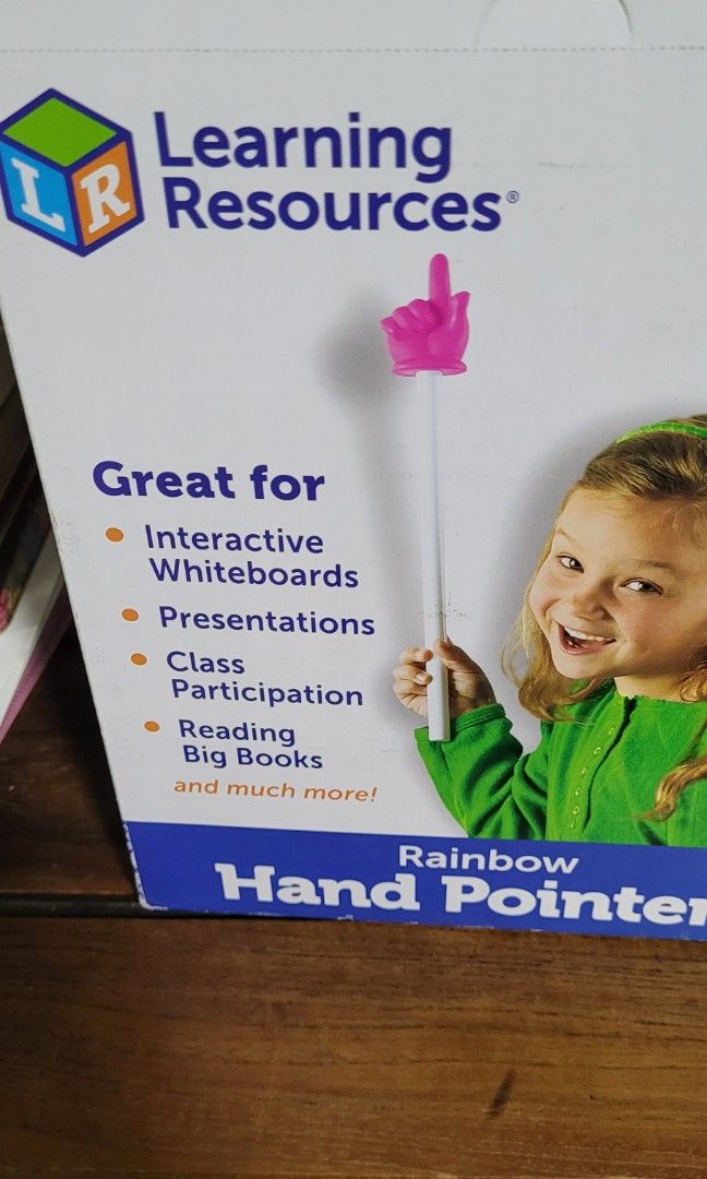 Hand Pointer for Fun Reading and Teaching, Hobbies & Toys, Stationery ...