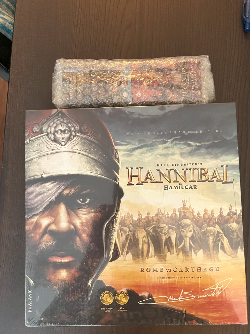 Hannibal and Hamilcar Board Game with Expansions (20th anniversary ...
