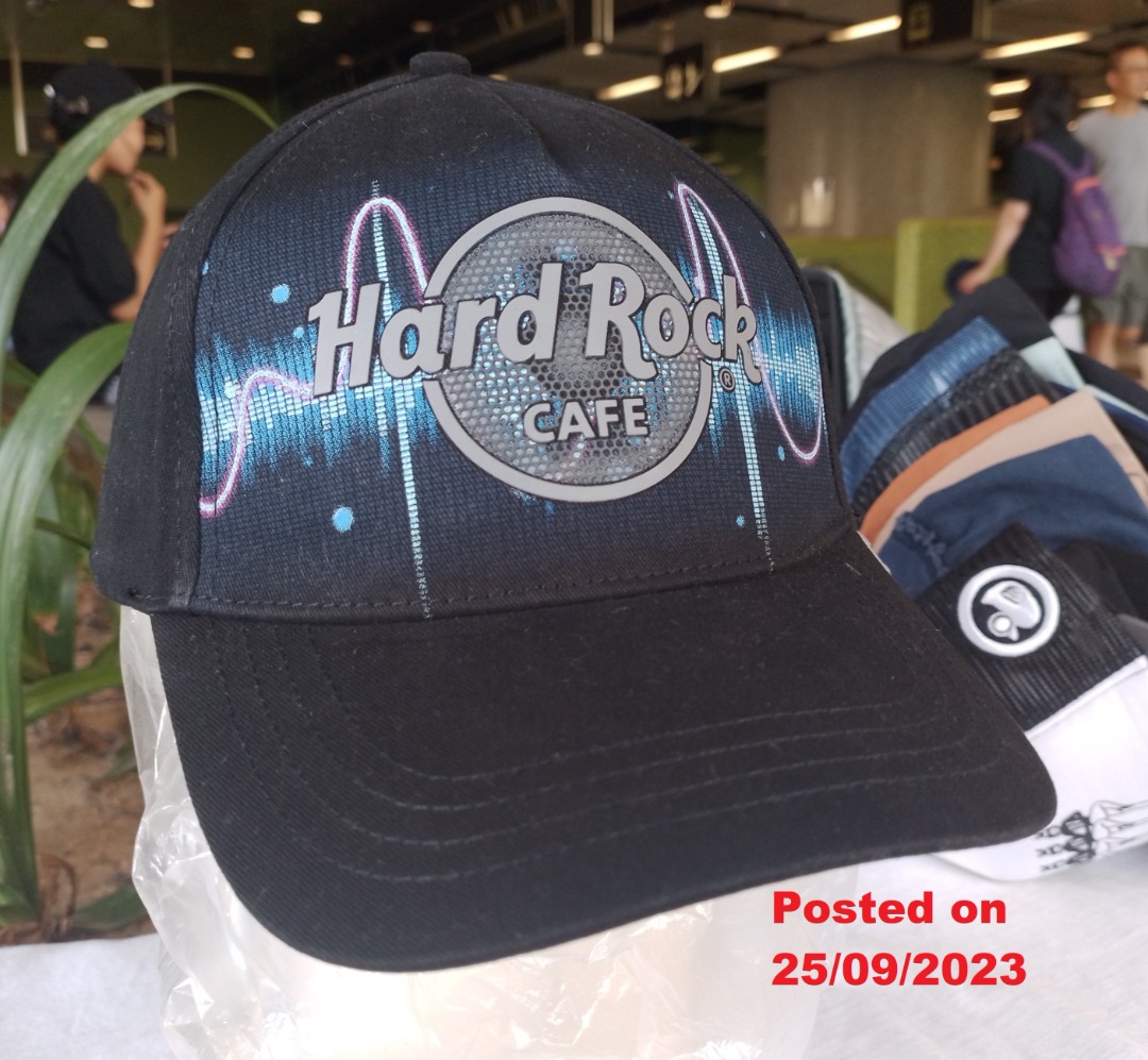 Hard Rock Sound Wave Cap (Tampa Bay), 男裝, 手錶及配件, 棒球帽、帽 - Carousell