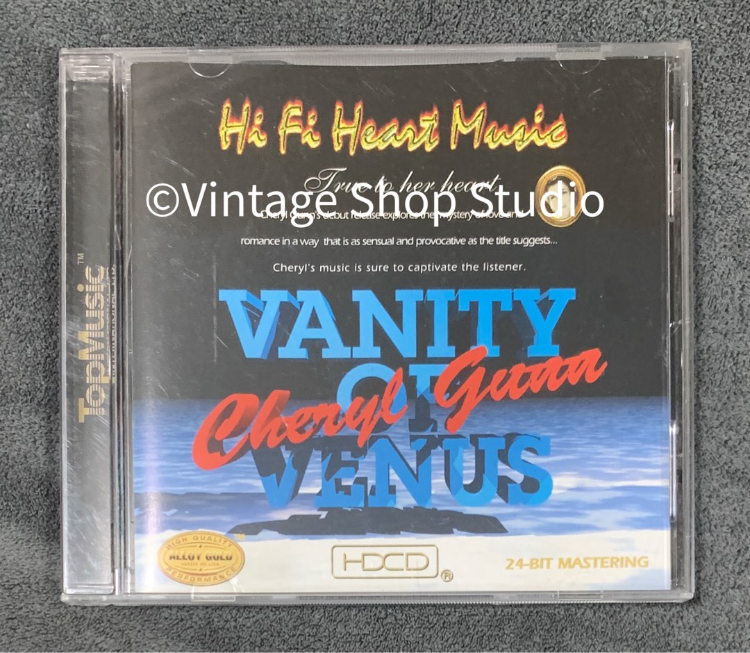 (HDCD) Cheryl Gunn Vanity Of Venus HiFi Heart Music Alloy Gold Audiophile Pre-Owned CD Made In ...