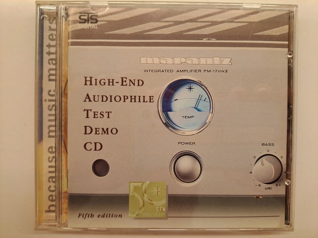High-End Audiophile Test Demo CD. - The Fifth Edition. 2001 STS Digital ...