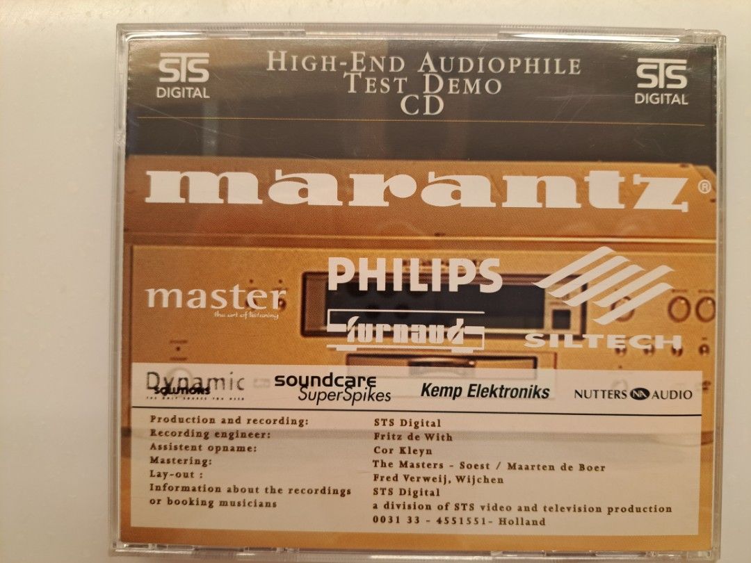 High-End Audiophile Test Demo CD. - The Fifth Edition. 2001 STS Digital ...