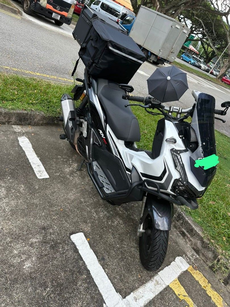 Honda ADV 150 CVT, Motorcycles, Motorcycles for Sale, Class 2B on Carousell