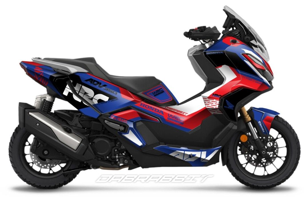 'Honda ADV 350' Graphics Kit + Installation (FREE T-SHIRT), Motorcycles ...