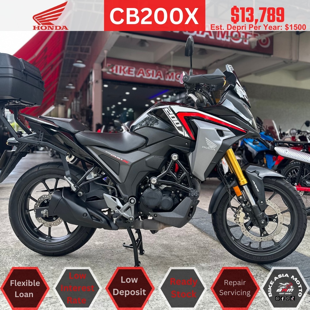 honda cb200x, Motorcycles, Motorcycles for Sale, Class 2B on Carousell