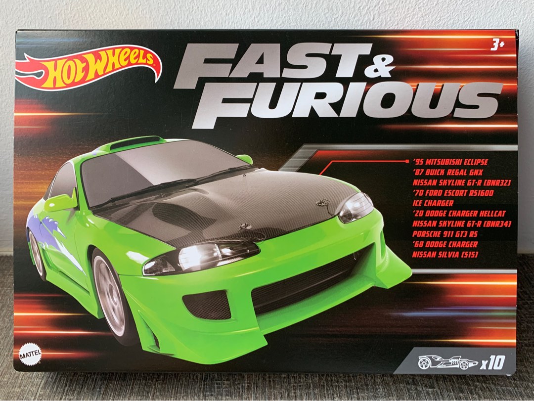 Hot Wheels Fast & Furious 10 Pack (HNT21), Hobbies & Toys, Toys & Games ...