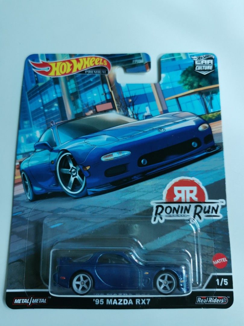 Hotwheels Premium Car Culture Ronin Run - '95 Mazda RX7 - Nissan 300ZX ...