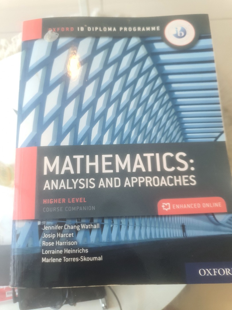 Ib Mathematics Analysis And Approaches Hl Book Hobbies And Toys Books