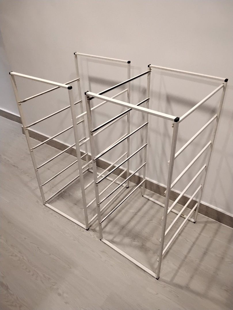 IKEA Antonius / Jonaxel Metal Shelving Frame & Drawer Storage System ...