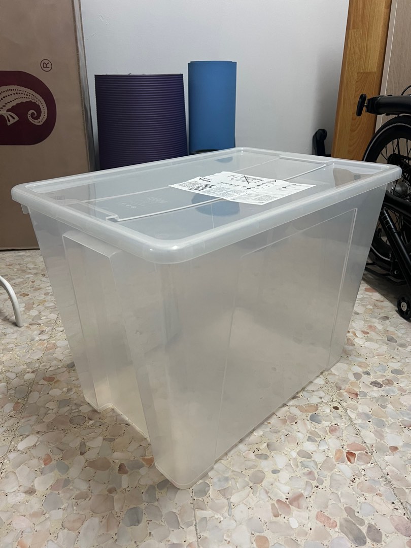 IKEA Samla with Lid, Furniture & Home Living, Home Improvement ...