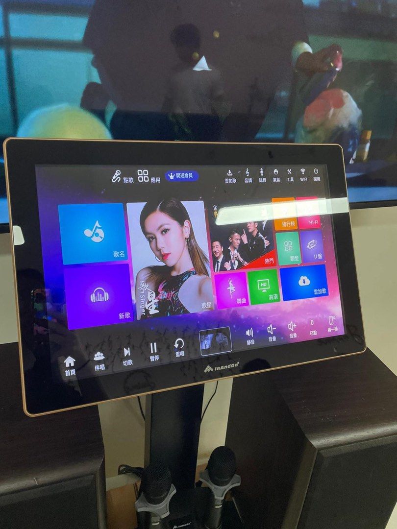 InAndOn 唱k機 連無線咪 喇叭 主機 咪套, 家庭電器, 電視 & 其他娛樂, 娛樂系統及智能家居產品 - Carousell
