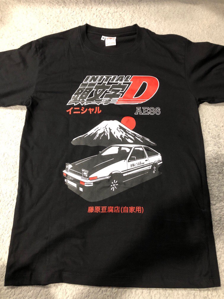 Initial D AE86, Men's Fashion, Tops & Sets, Tshirts & Polo Shirts on ...