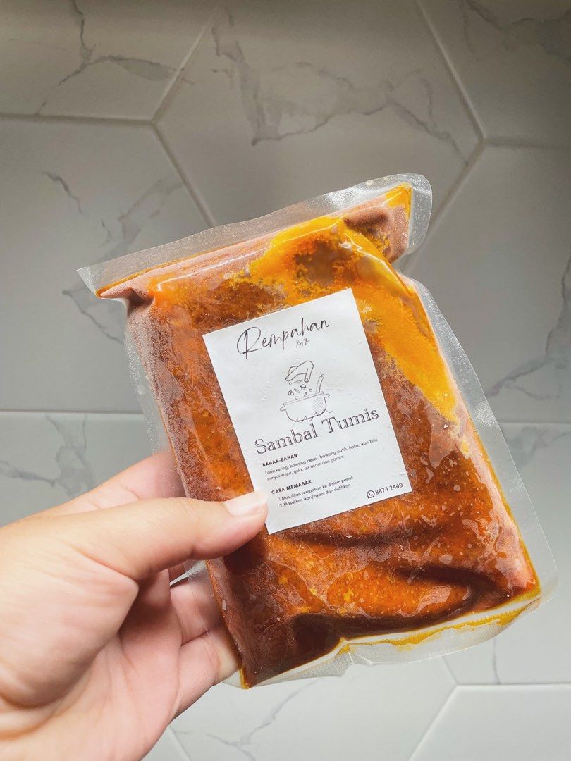 Instant Sambal Paste, Food & Drinks, Packaged & Instant Food on Carousell
