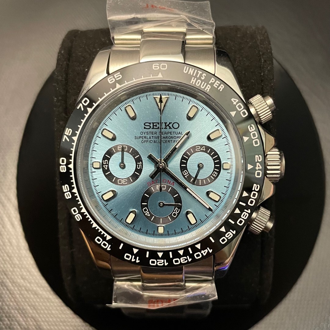 [Instock] Seiko Mod Platinum Daytona Panda Chronograph Timex Casio ...