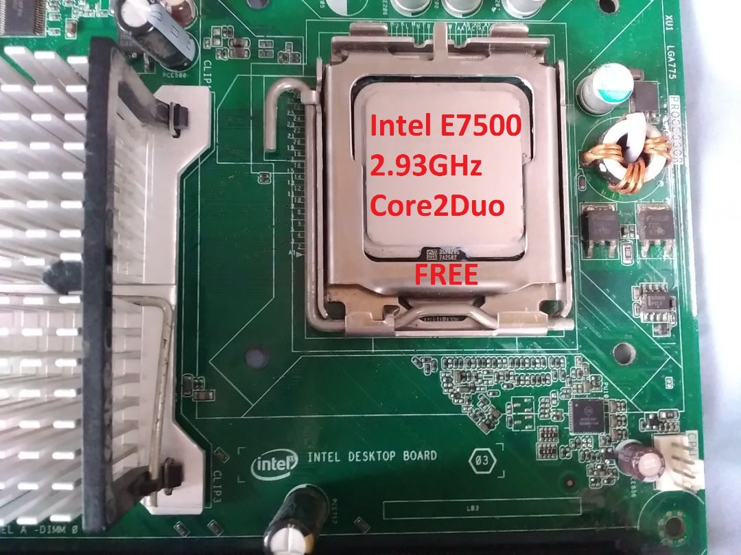 Intel DG31PR LGA775 Mother Board Combo FREE CPU + 2GB RAM, Computers ...