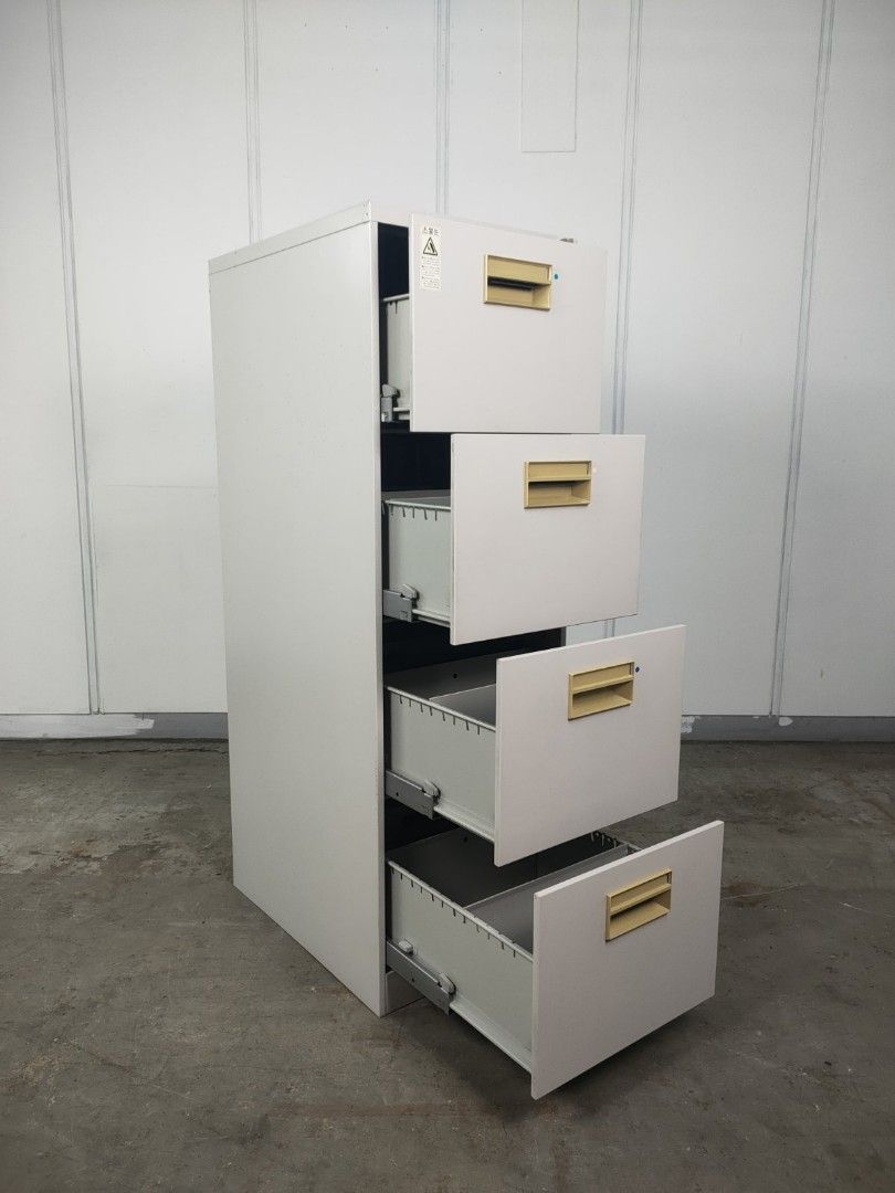 Itoki 3-layers Vertical Filing Cabinet, Furniture & Home Living, Furniture, Shelves, Cabinets ...