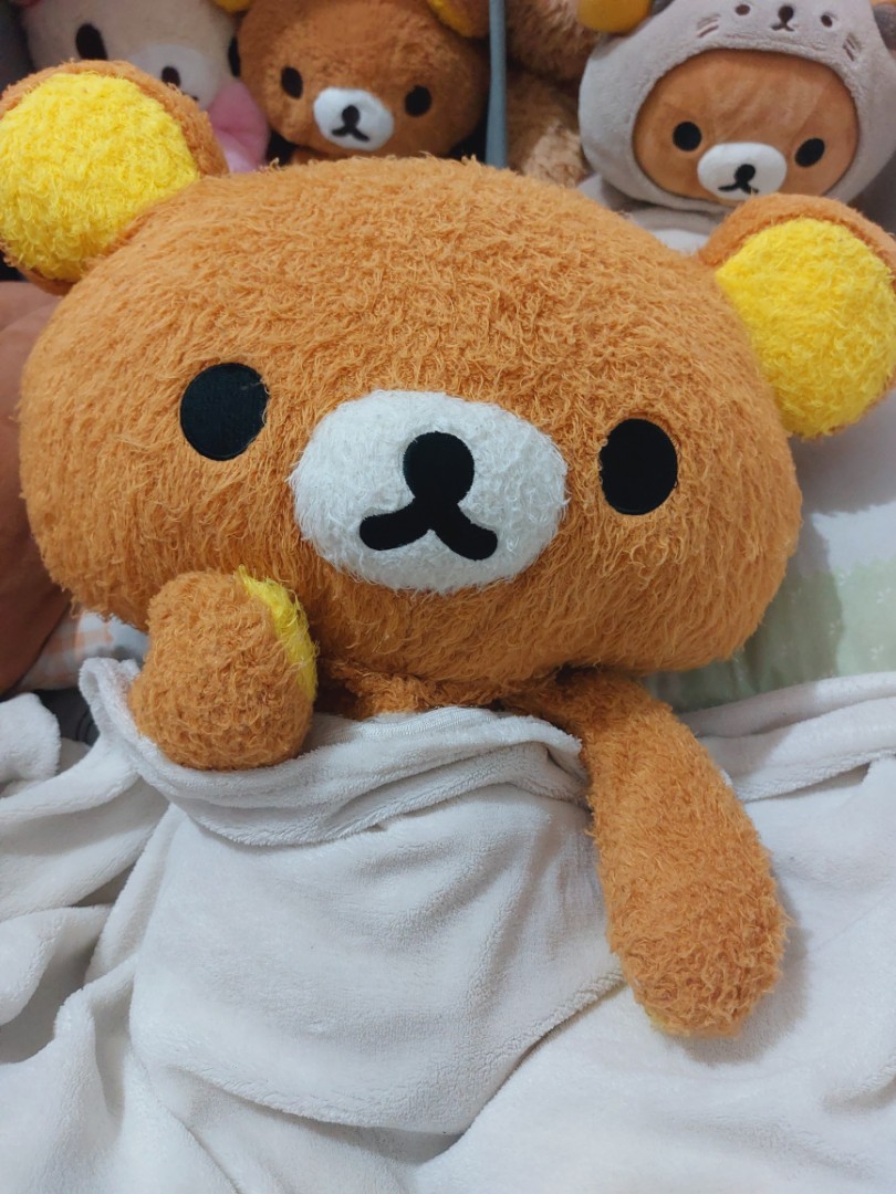 Jumbo Rilakkuma Classic Furry, Hobbies & Toys, Toys & Games on Carousell
