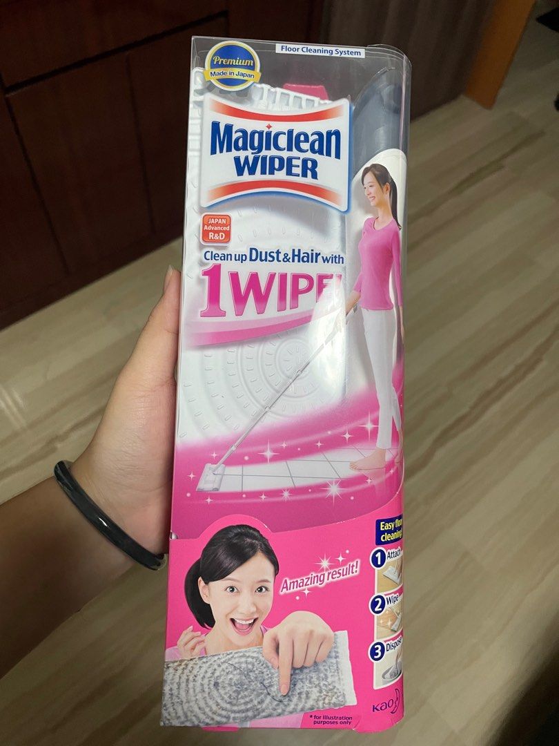 KAO Magic Clean Wiper Stick MagicClean, Furniture & Home Living ...
