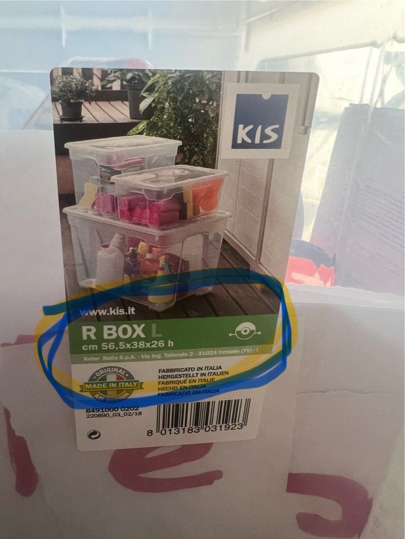 KIS storage box, Furniture & Home Living, Home Improvement ...