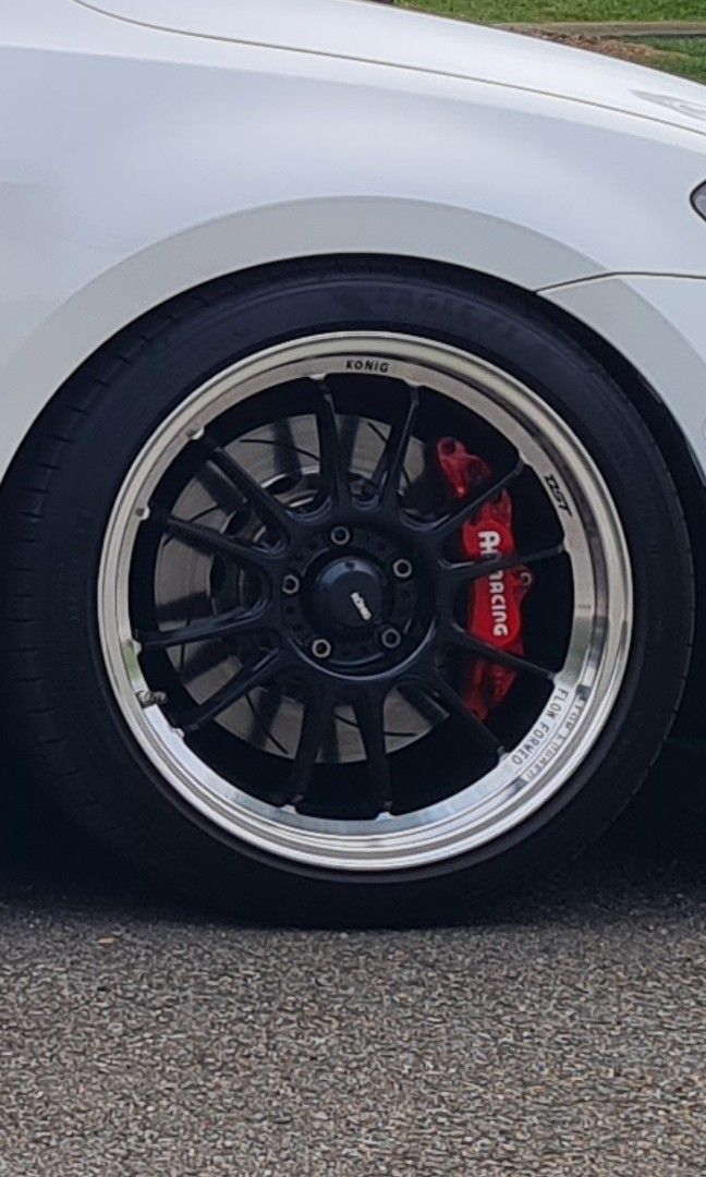KONIG Sport Rims 18 Inch, Car Accessories, Tyres & Rims on Carousell