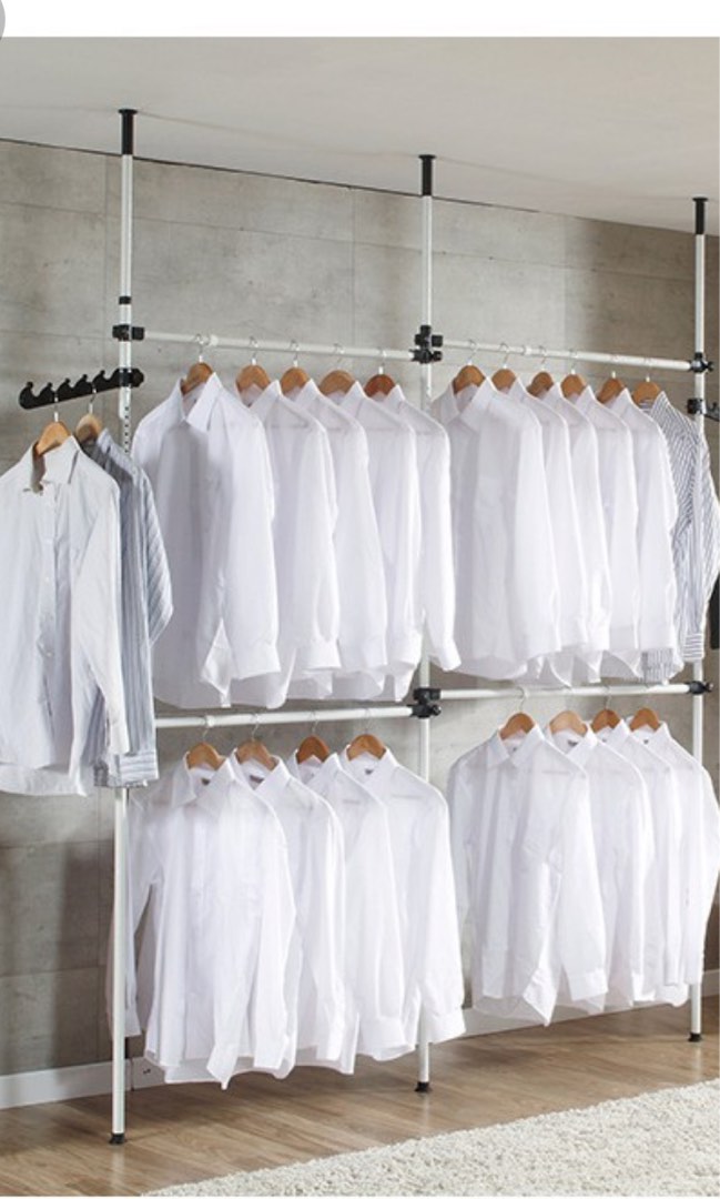 Korean pole system rack, Furniture & Home Living, Furniture, Shelves ...