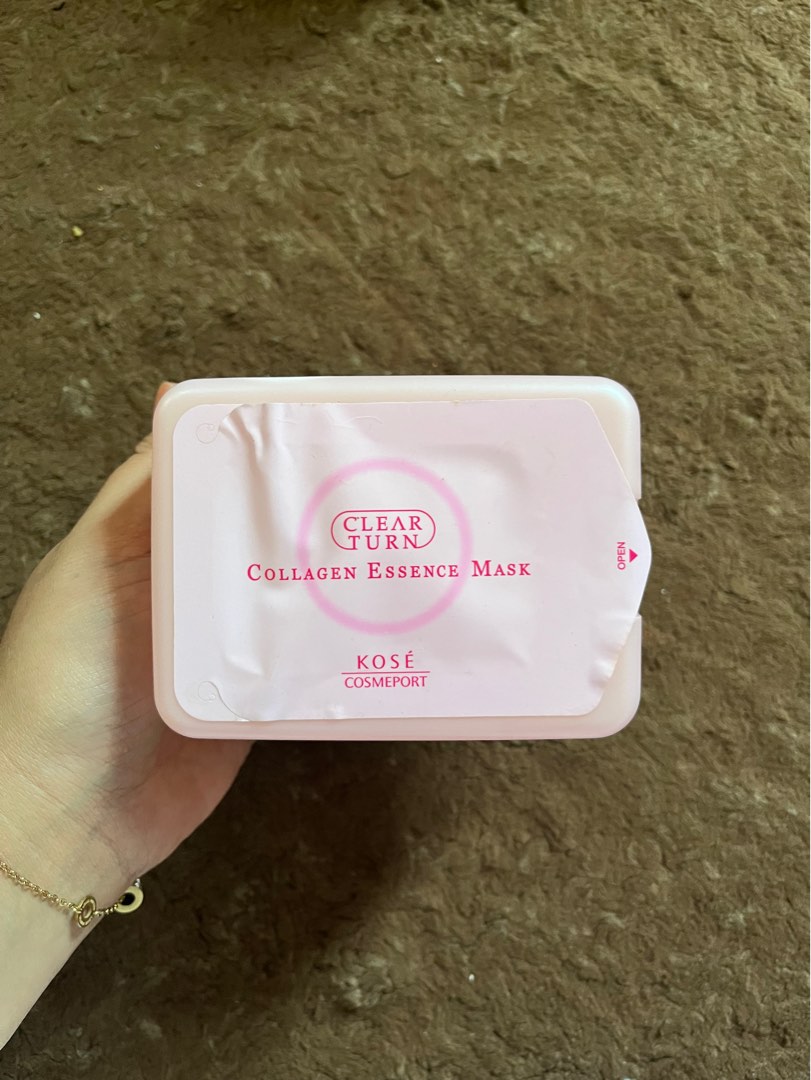 Kose Collagen Essence Mask, Kesehatan & Kecantikan, Kulit, Sabun ...
