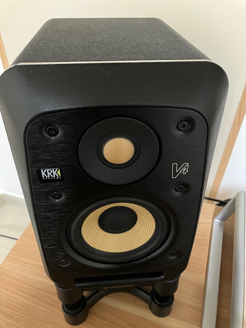 KRK V4S4 4 Inch Studio Monitors (Pair) with iso acoustics, Audio ...