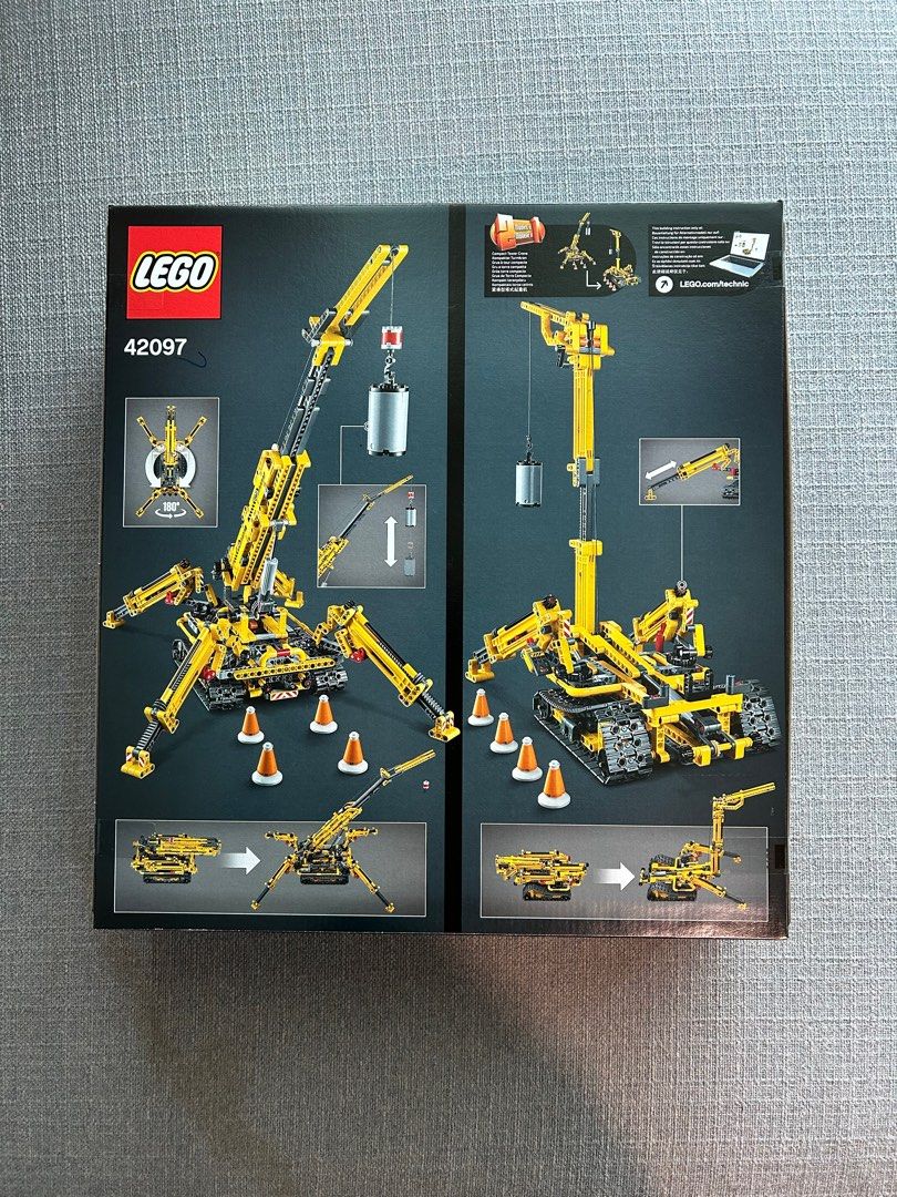Lego Technic 42097 Compact Crawler Crane, Hobbies & Toys, Toys & Games ...