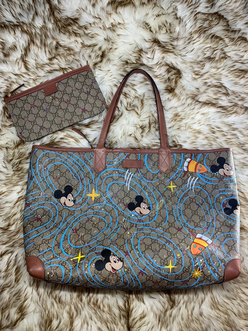 Limited Edition Personalized Gucci GG Star Supreme Tote, Luxury, Bags ...