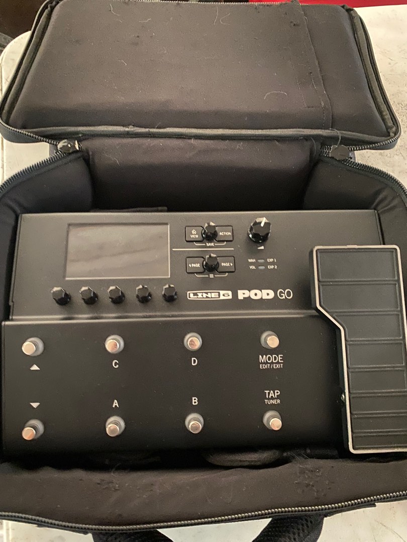 Line 6 POD GO, Hobbies & Toys, Music & Media, Musical Instruments on ...