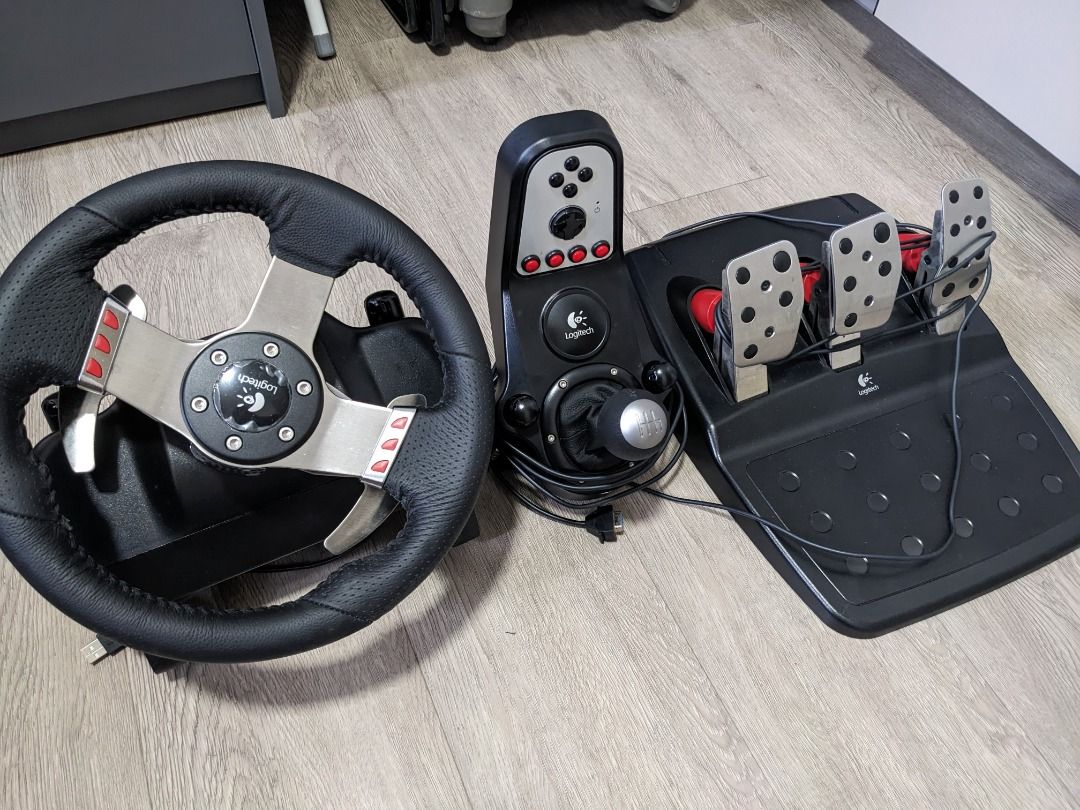Logitech G27 USB Racing Wheel for PC, Video Gaming, Gaming Accessories ...