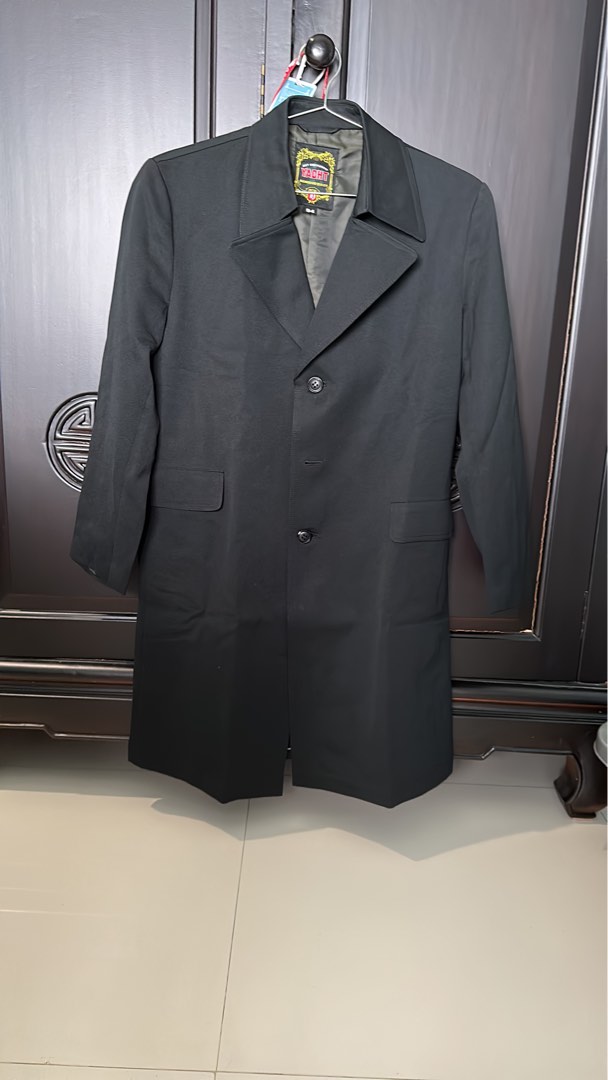 [New] Long Coat Black | Korean Long Coat | Mantel Panjang | Winter Coat ...