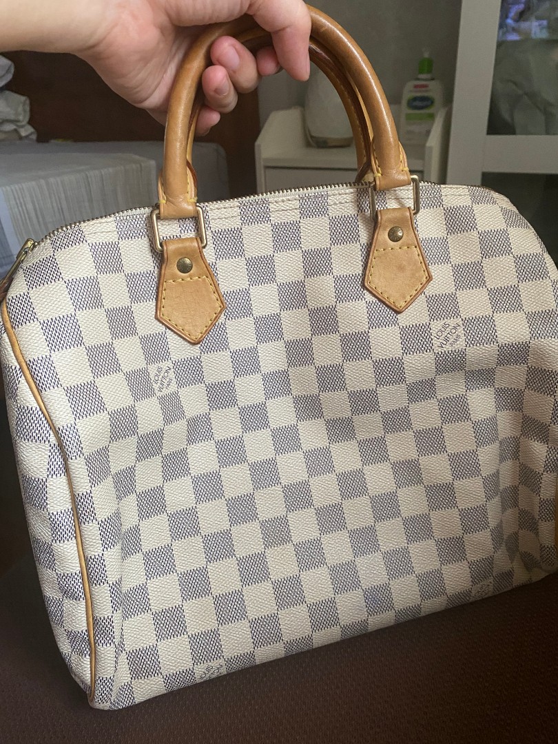 Authentic Louis Vuitton Azure Speedy 30, Luxury, Bags & Wallets on ...