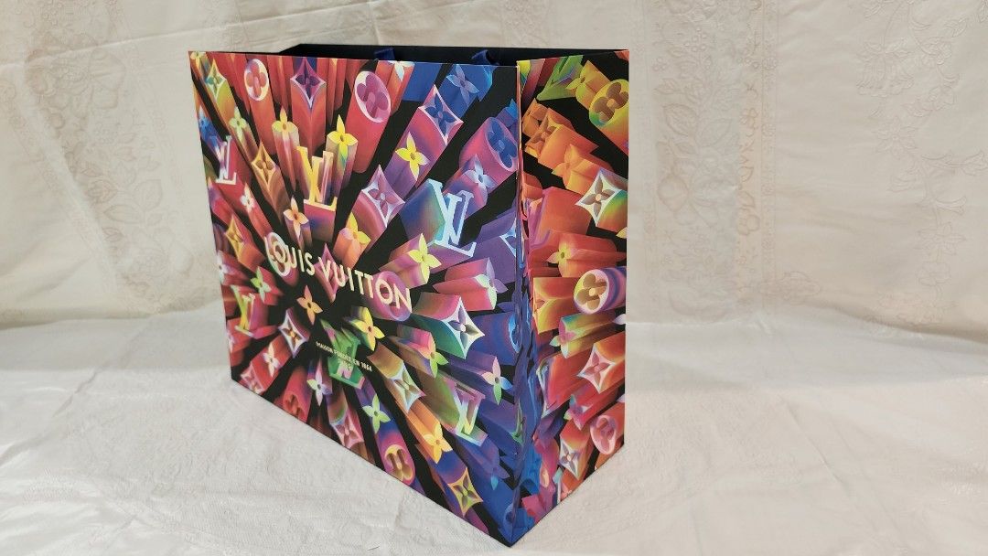 LV paper bag, Luxury, Accessories on Carousell