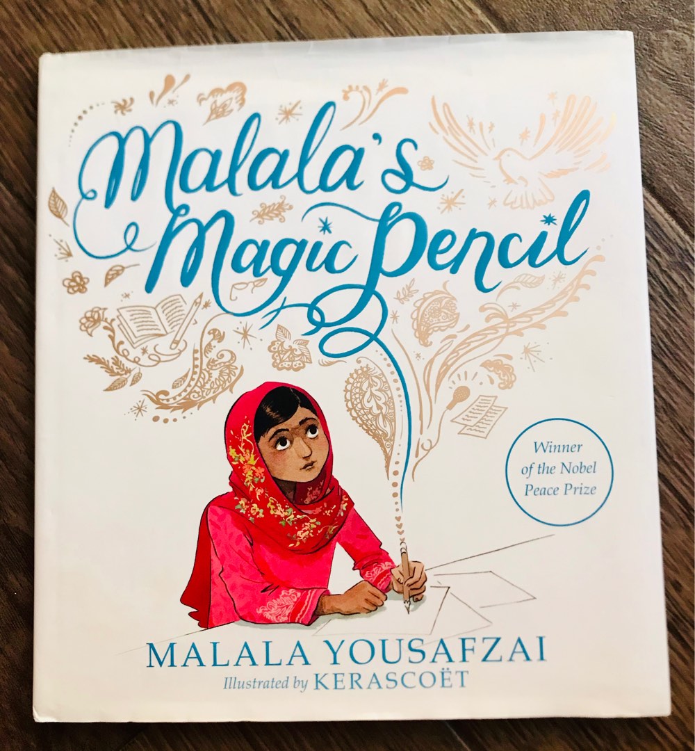 Malala’s Magic Pencil - hardcover w/book flap, Hobbies & Toys, Books ...