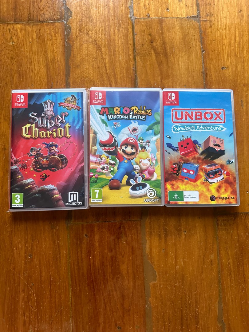 Nintendo Mario rabbids switch games bundle, Video Gaming, Video Games ...