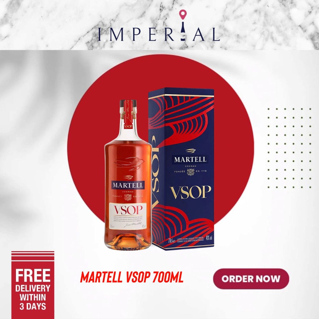 Martell VSOP with Gift Box - 700ML, Food & Drinks, Alcoholic Beverages on Carousell