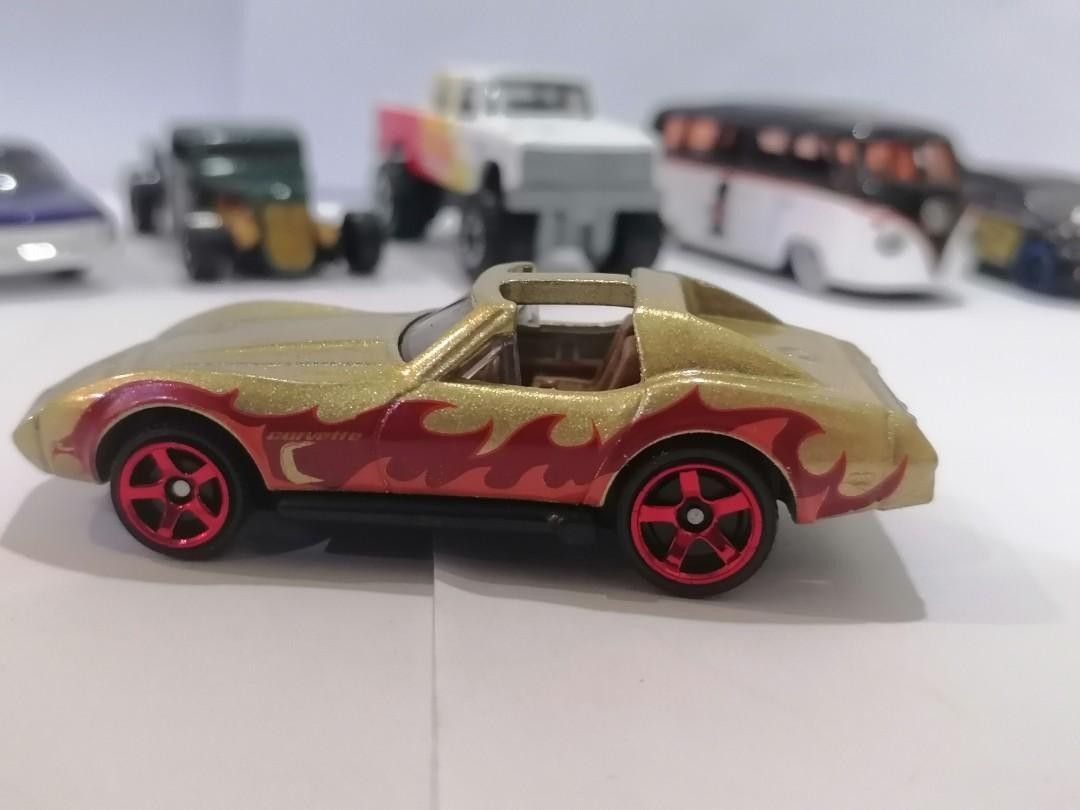 Matchbox 2022 5 Pack Coffee Cruisers III Corvette T-Top - Gold - Loose ...