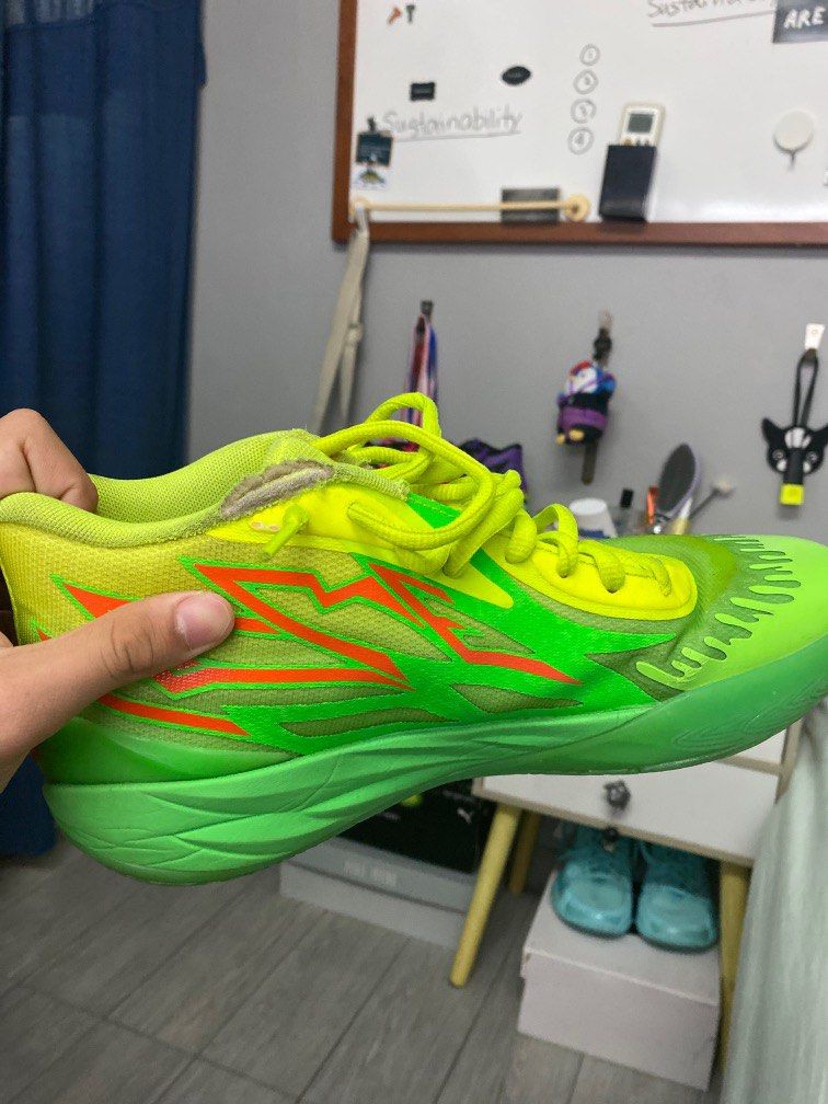 Mb02 Slime Lamelo Ball, Men's Fashion, Footwear, Casual shoes on Carousell