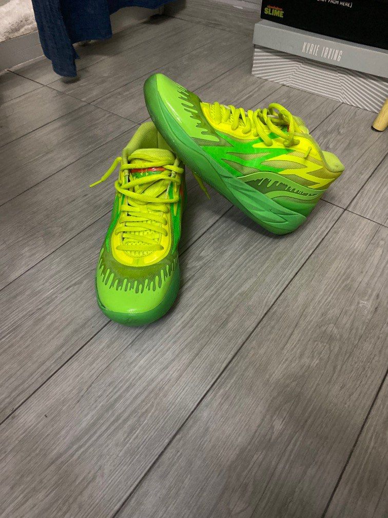 Mb02 Slime Lamelo Ball, Men's Fashion, Footwear, Casual shoes on Carousell