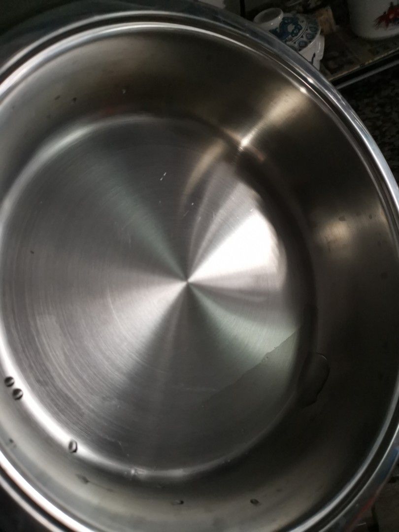 Mega Baron Stainless steel frying pan (9.5"), Furniture & Home Living ...