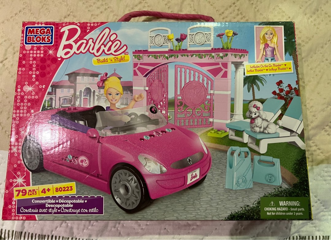 Mega Bloks Barbie Build and style convertible, Hobbies & Toys, Toys ...