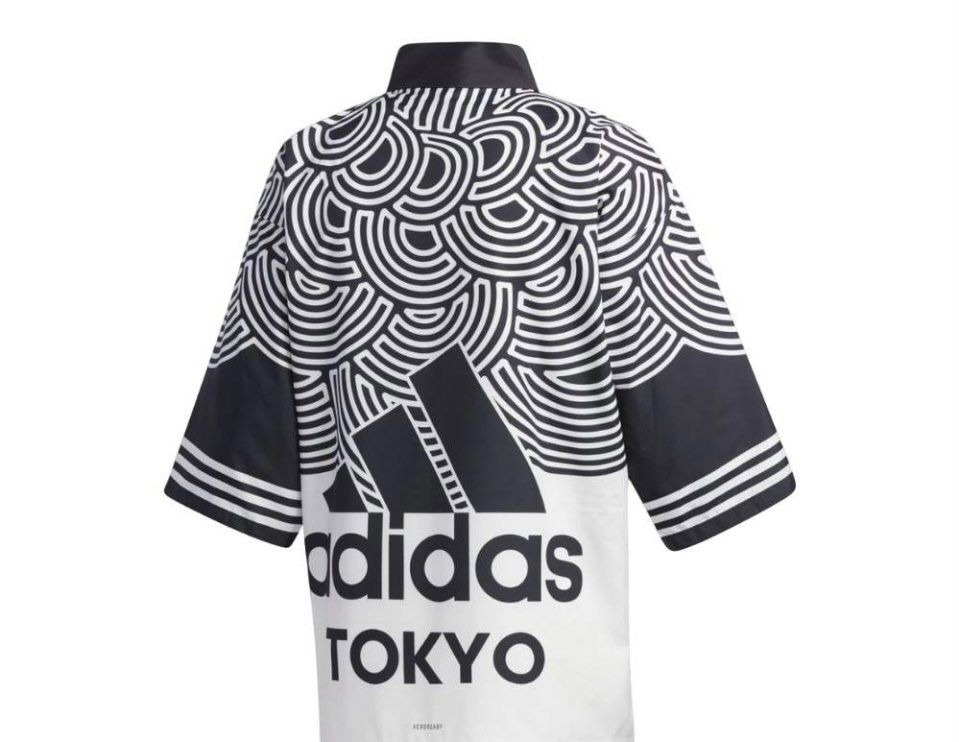 Men Adidas Tokyo Kimono Sleeves Open Jacket, Men's Fashion, Coats ...